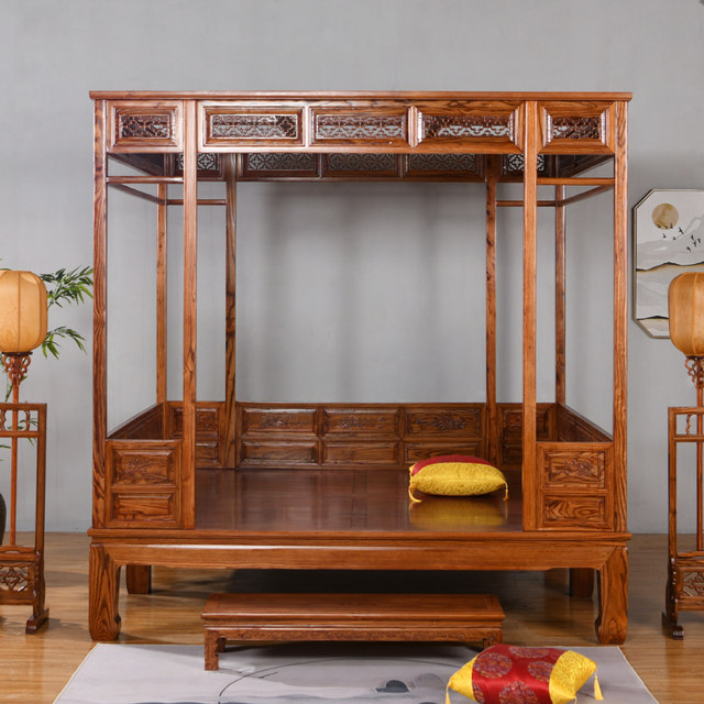 Ming and Qing antique mahogany, new Chinese style solid wood elm ...