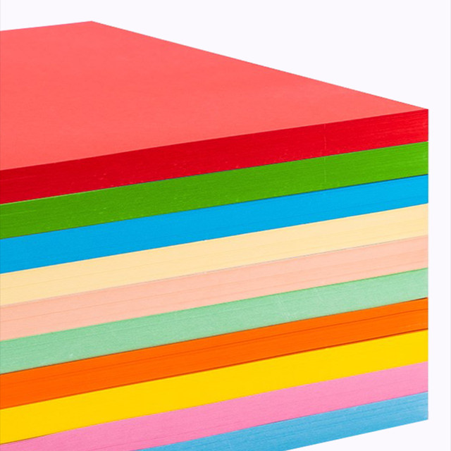 Color copy paper A4 color paper origami 80g printing paper a4 pink ...