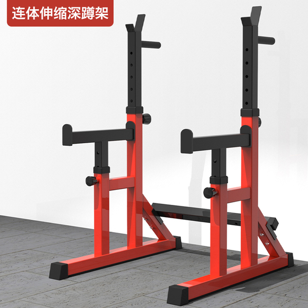 Adjustable siamese weight bench squat rack dumbbell | King box Squat ...