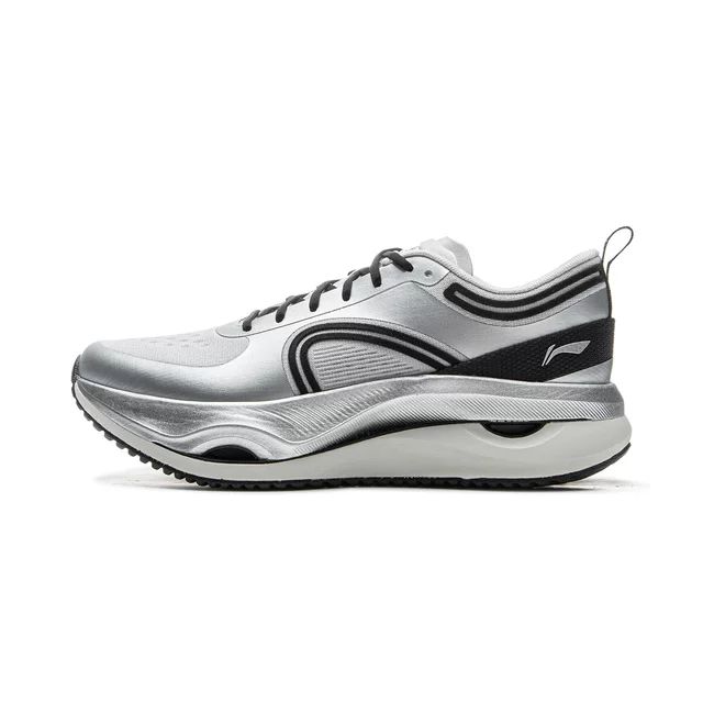 Li Ning 2025 spring new product Jinghong women's reflective cushioning protective running shoes ...