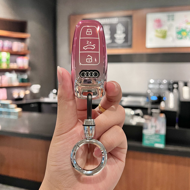 Suitable for 2023 new Audi a6l key set a4l car q5l shell a3a5a8 bag q7q4etron buckle tt female rs