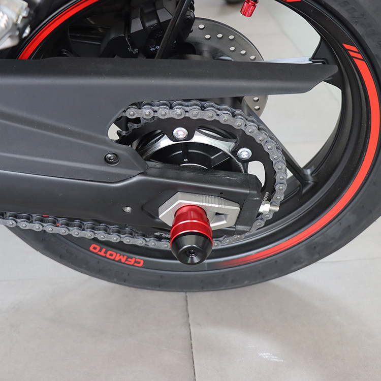 Mantis Sports 450sr/450nk Crash Protection - Rubber Rod Axle Bumper