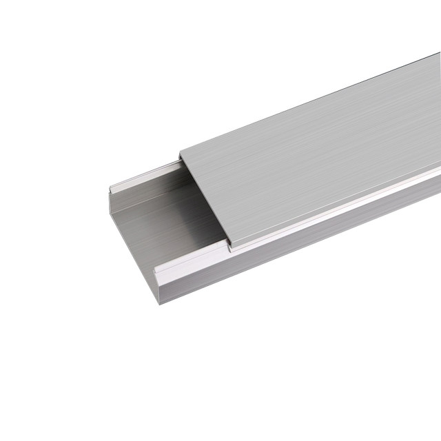 Open wire aluminum alloy wire trough network cable through wall metal ...