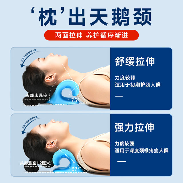 Special pillow reverse bow correction device for cervical spine C-type ...