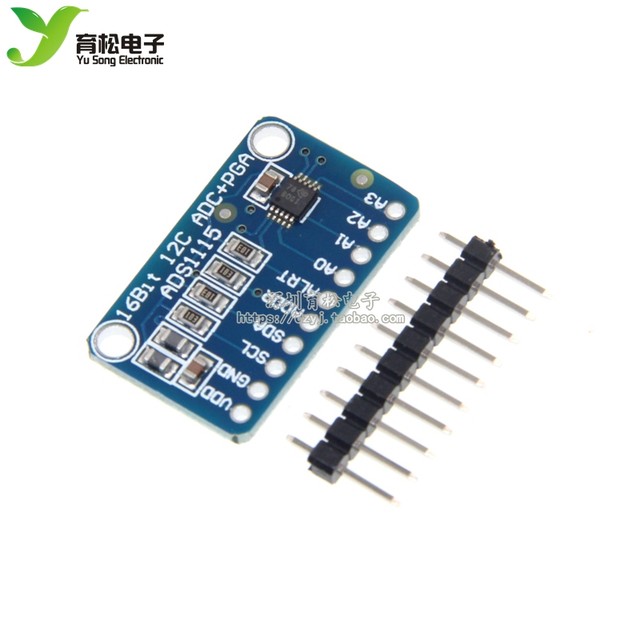 ADS1115 ultra-small 16-bit precision analog-to-digital converter ADC ...
