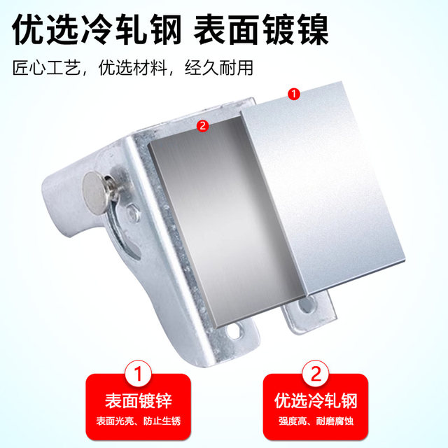 Sofa table chair foot folding bracket hinge bed invisible connector 90 ...