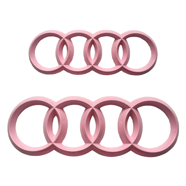 Audi car logo a4lq5lq2la6la3q3Q7 mid-grid four-ring sticker modified ...