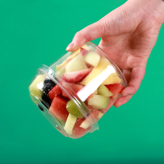 Fruit cup disposable food grade fruit cutting box, bowl, bowl, fruit ...