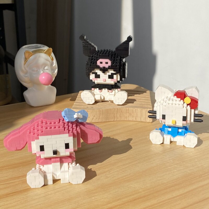 Pacha Dog Small Particle Building Blocks Kuromi Girls Series Children's ...
