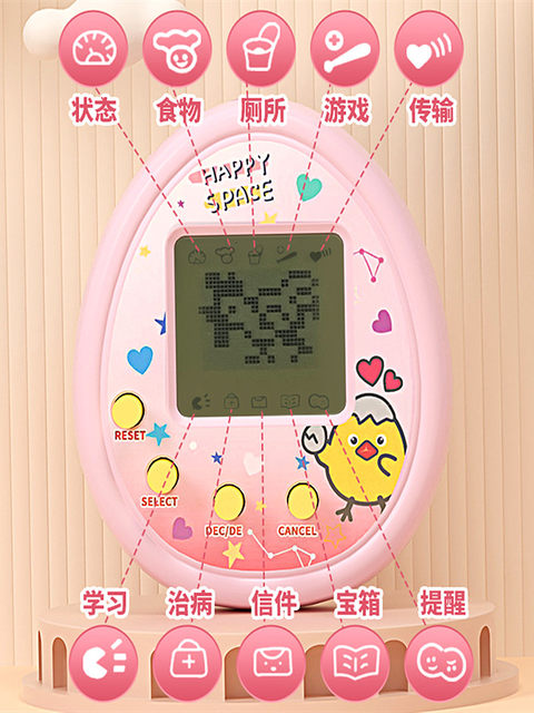 8090 Children's Pet Game Machine New Palm Palm Electronic Fedation, Eat ...