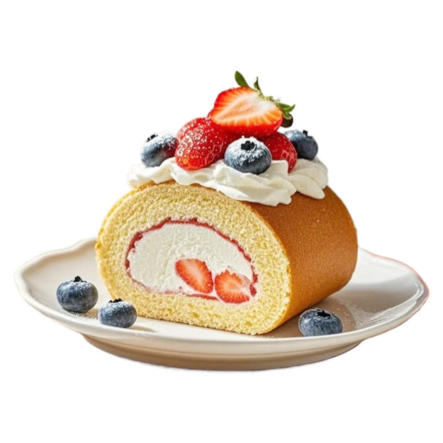Breakfast Swiss Roll Cream Cake Bread Whole Box Instant Food Shanm ...