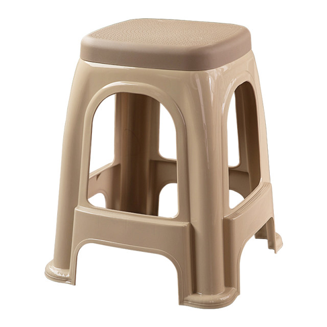 Extra thick plastic stool household thickened dining table stool high ...