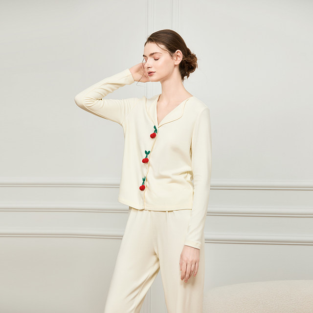 NoirTease autumn and winter warm pajamas for women thickened German ...