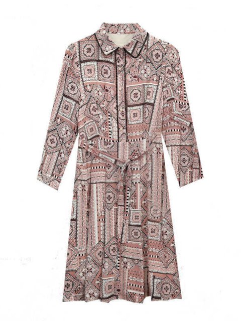 2024 spring and summer long -sleeved fashion female printed polished leisure recreation party ...