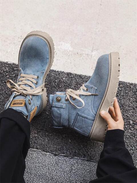 Martin boots men's model autumn 2024 new high -gang British style ...