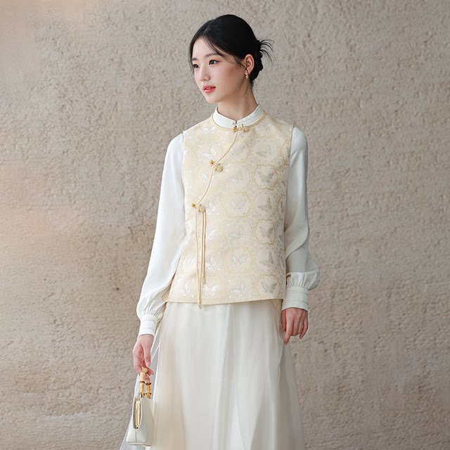 Chu Cicada Clothing New Chinese -style Vests Senior Poor Patterum ...