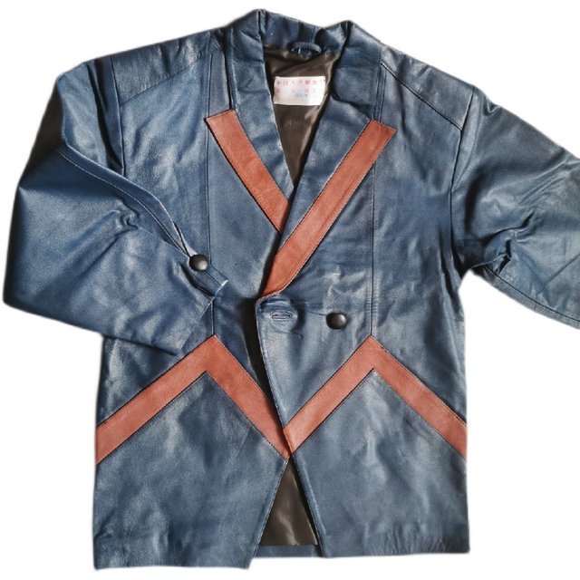 Jihua 3514 inventory goatskin clothes suit leather jacket old-fashioned ...