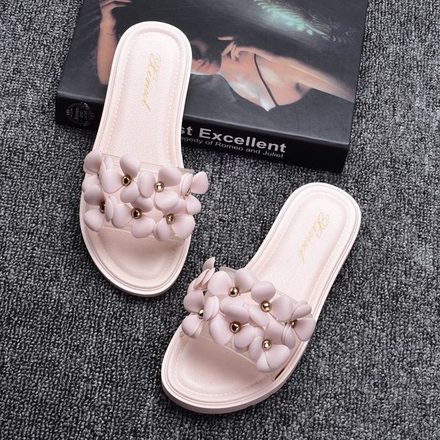 2024 New Mountain Camellia Platform Drag Sleeping Slipper Women's ...