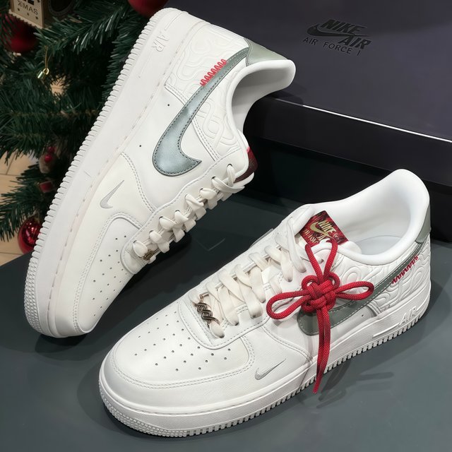 Nike Air Force1 Low AF1 White Snake Year Limited Men's Casual Board ...