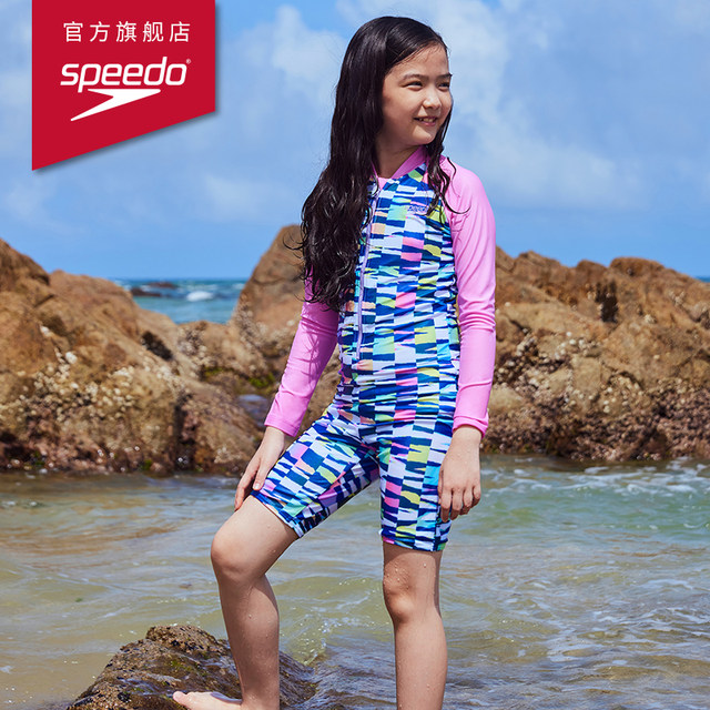 SPEEDO/Speedo series sunscreen surfing long sleeves and knee swimwear ...