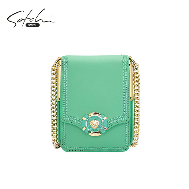 SATCHI/Sachi Women's Bag 2024 Early Spring Annie Chain Bag Shoulder ...