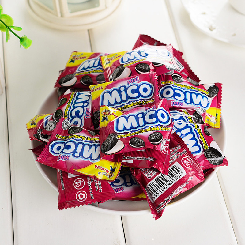 Mico mini oreo sandwich biscuit - gâteau rond snack