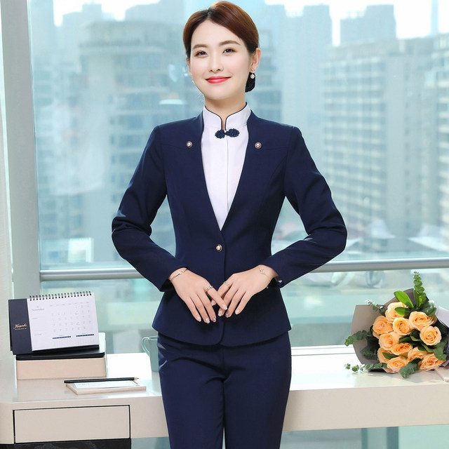 Company professional suit suits for women autumn interview work clothes ...