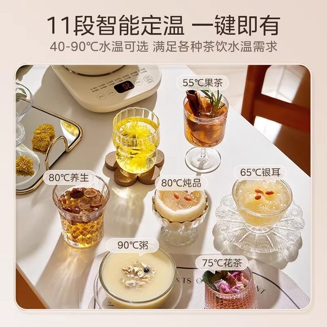 Midea 2L large-capacity health pot glass multifunctional household ...