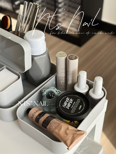 NTS.nail Selected Storage Set Box Dark Gray Six-Piece Set Desktop ...