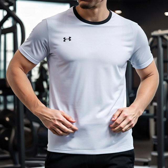 Under Armour quick-drying short-sleeved T-shirt men's and women's ...
