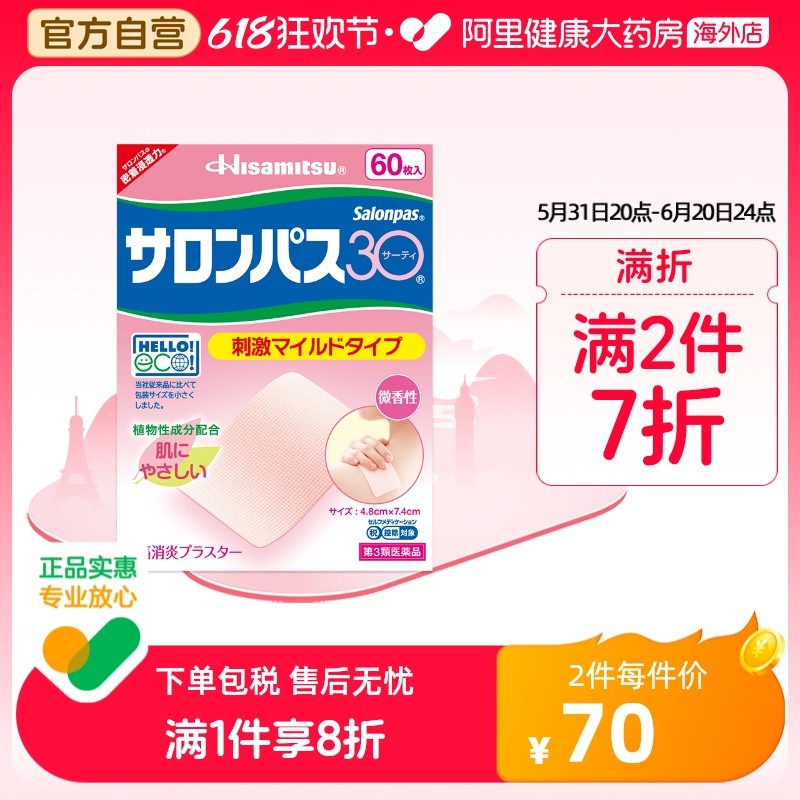 Japan's Jiuguang Pharmaceutical Salonbas Jiuguang Patch - Light ...