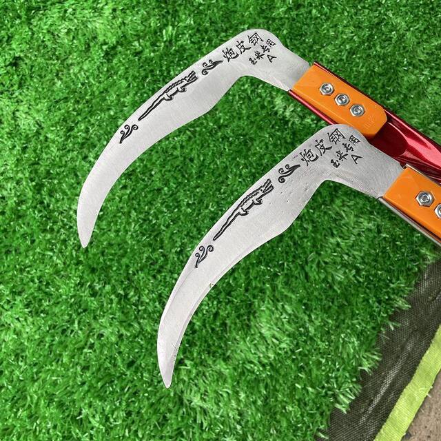 Xinjiang Tibet corn stalk cutting special all-steel curved handle ...