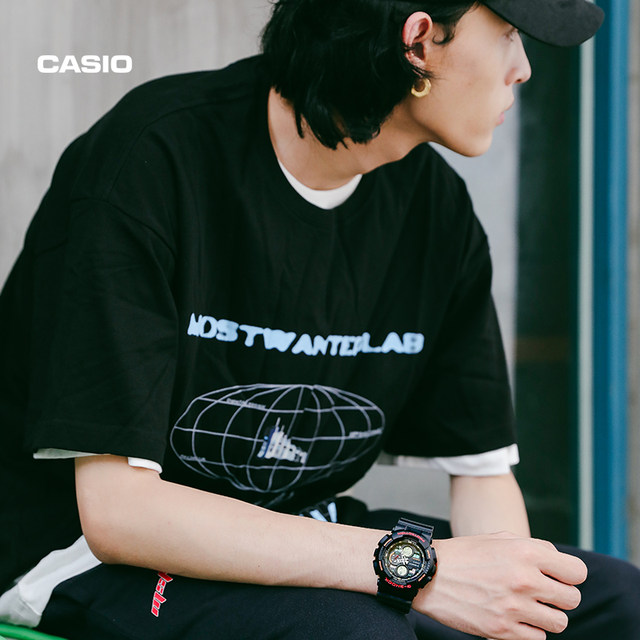 Casio flagship store GA-140 trendy sports waterproof electronic watch ...