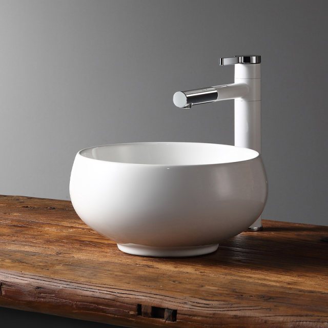 Ceramic small size above counter basin wash basin tray single basin ...