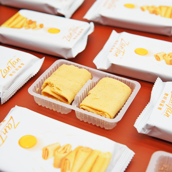 Praise Egg Roll Black Sesame Flavor - Handmade Phoenix Egg Crispy Snack ...