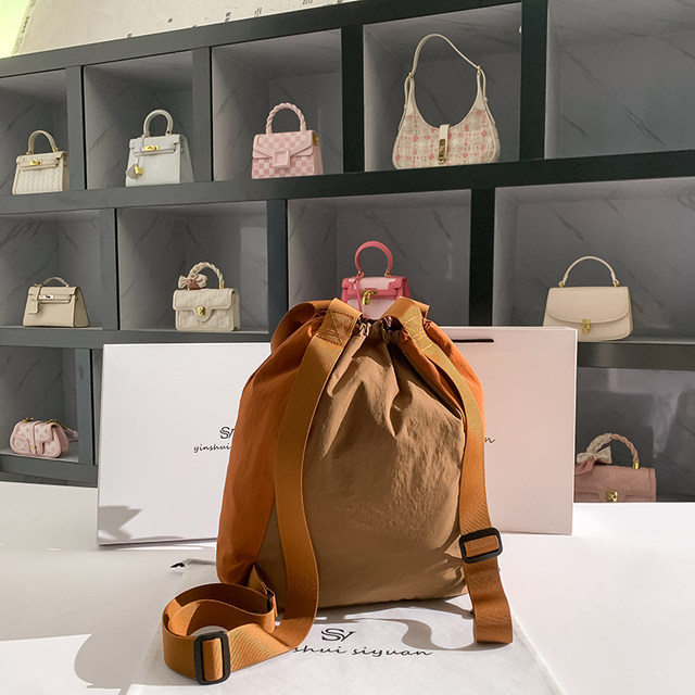 2024 New Contrast Color Backpack Waterproof Multifunctional Large ...