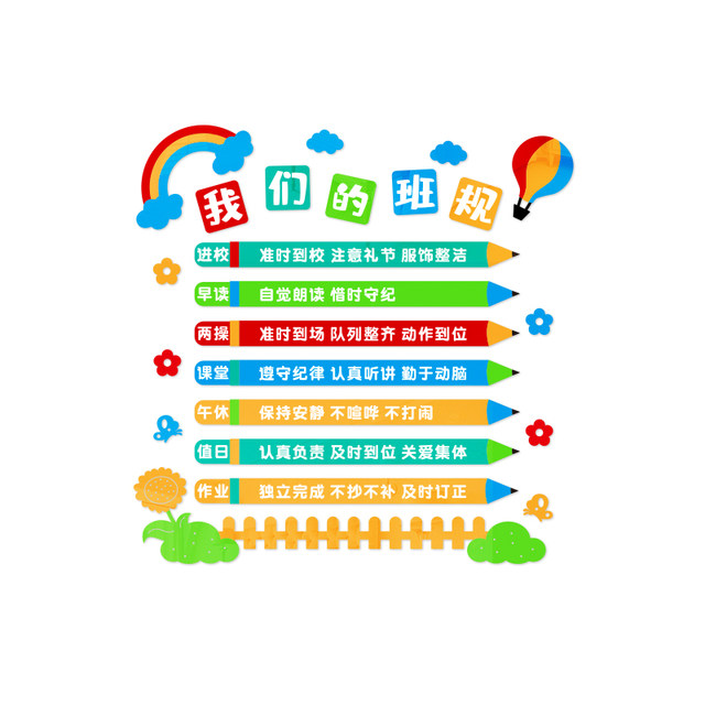 Class Convention Class Rules Class Training Culture Wall Decoration ...
