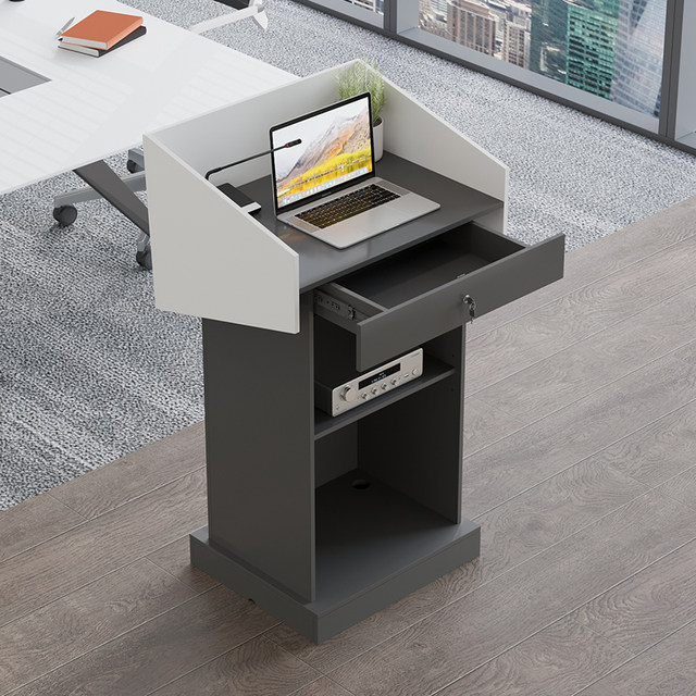 Speech podium conference room podium table speech seat wooden welcome ...