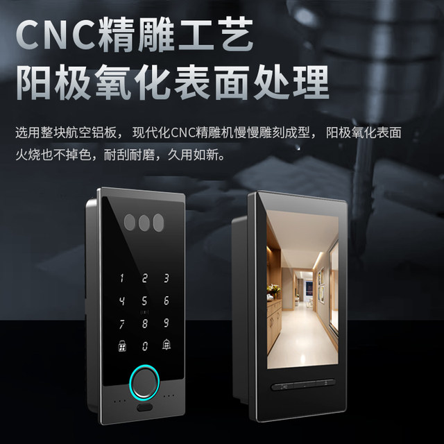 Wanjia's new embedded fingerprint lock smart lock inlaid villa security ...