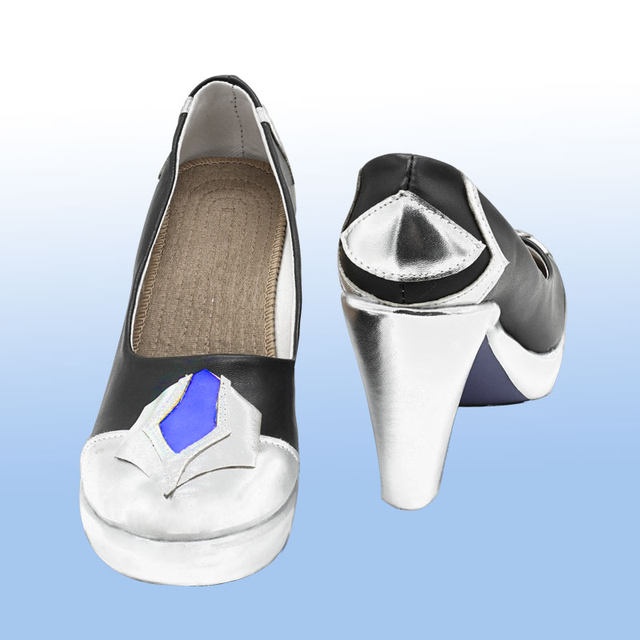 Original God Yula cos shoes five-star ice sword Eula Yula cosplay shoes ...