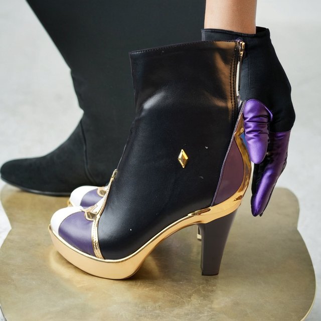 Original God Yelan Liyue cos shoes customized animation game character ...