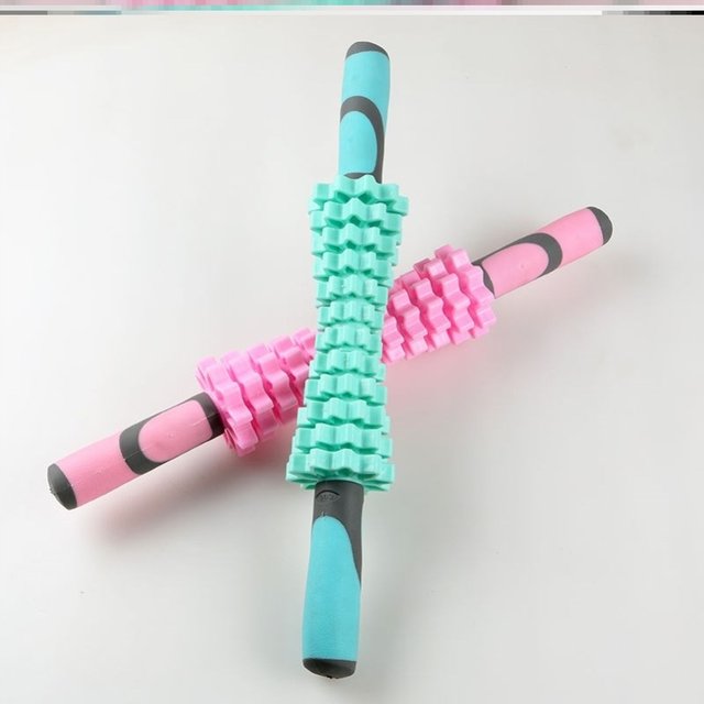 Calf arm muscle relaxation roller fitness yoga slimming leg handheld ...