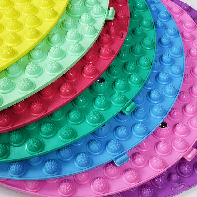 Round extra large acupressure board foot massage mat TPE yoga mat ...