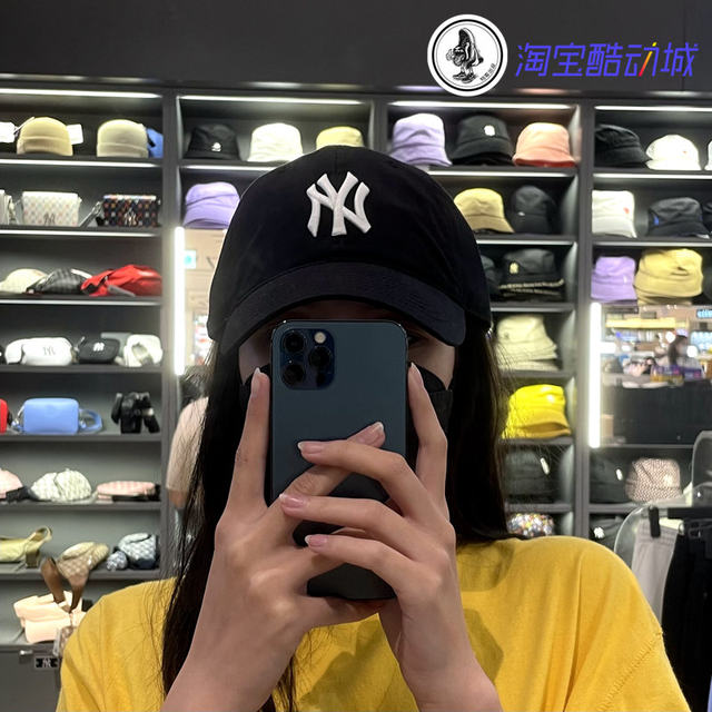 Korean MLB classic soft-top baseball cap adjustable large standard NY ...