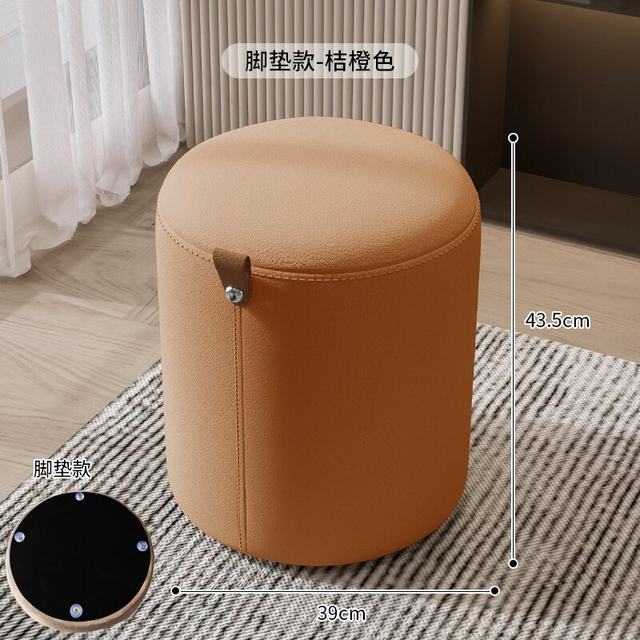 Bedroom light luxury high-end makeup stool rotating dressing stool ...
