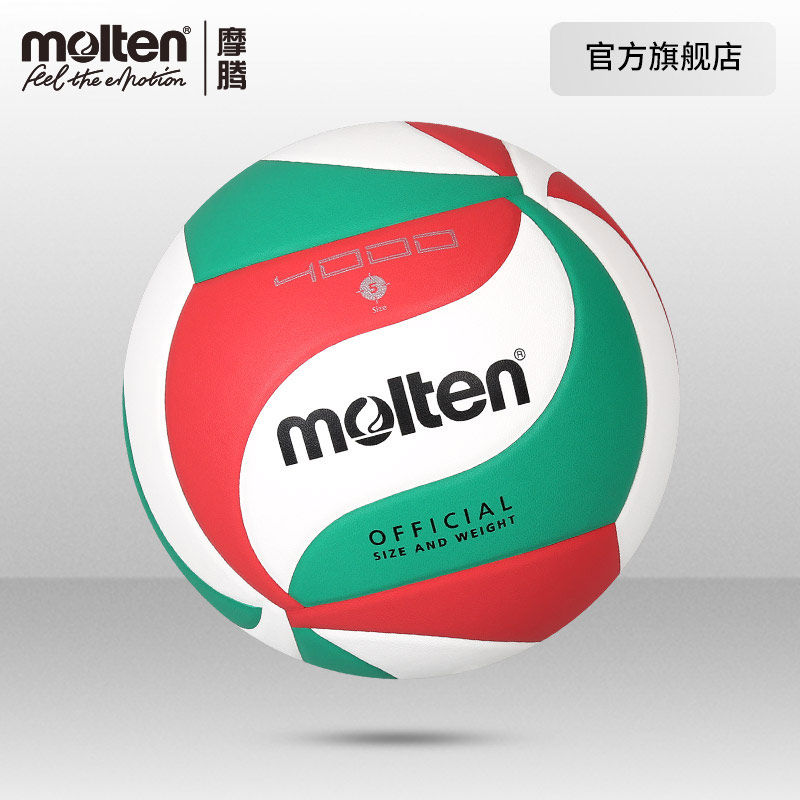Molten Volleyball MTV5M4000 - Soft PU Indoor/Outdoor Volleyball - Size 4