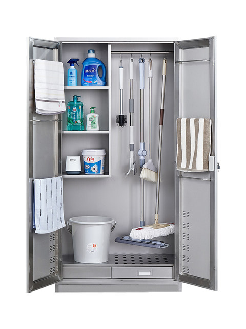 304 stainless steel cleaning cabinet school factory cleaning and ...