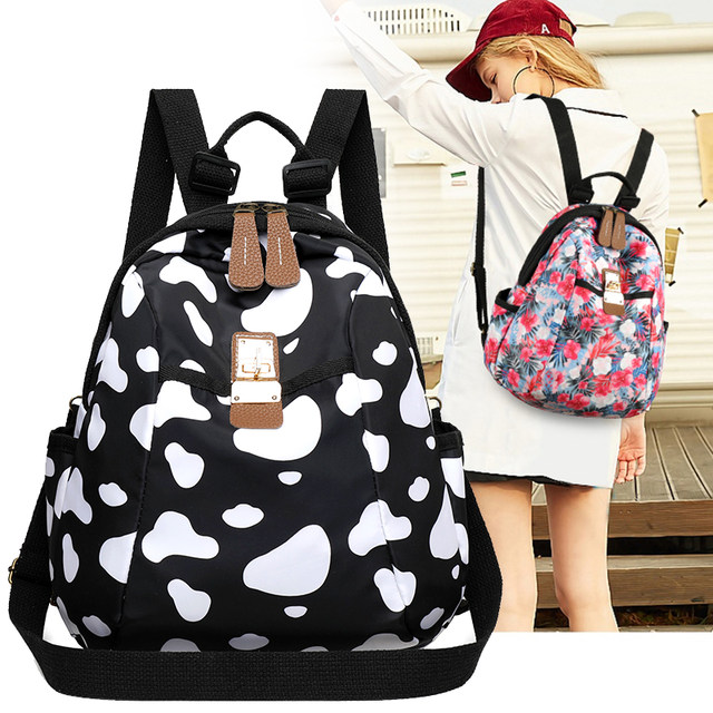 Fashion printed women's bag new Oxford cloth backpack ethnic style ...