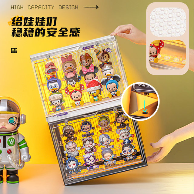 Blind box display stand ornaments figure display cabinet transparent ...