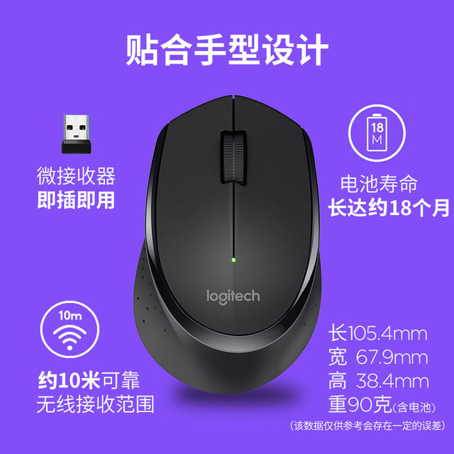 Logitech M275/M170/M185/M186 wireless portable mouse business office ...